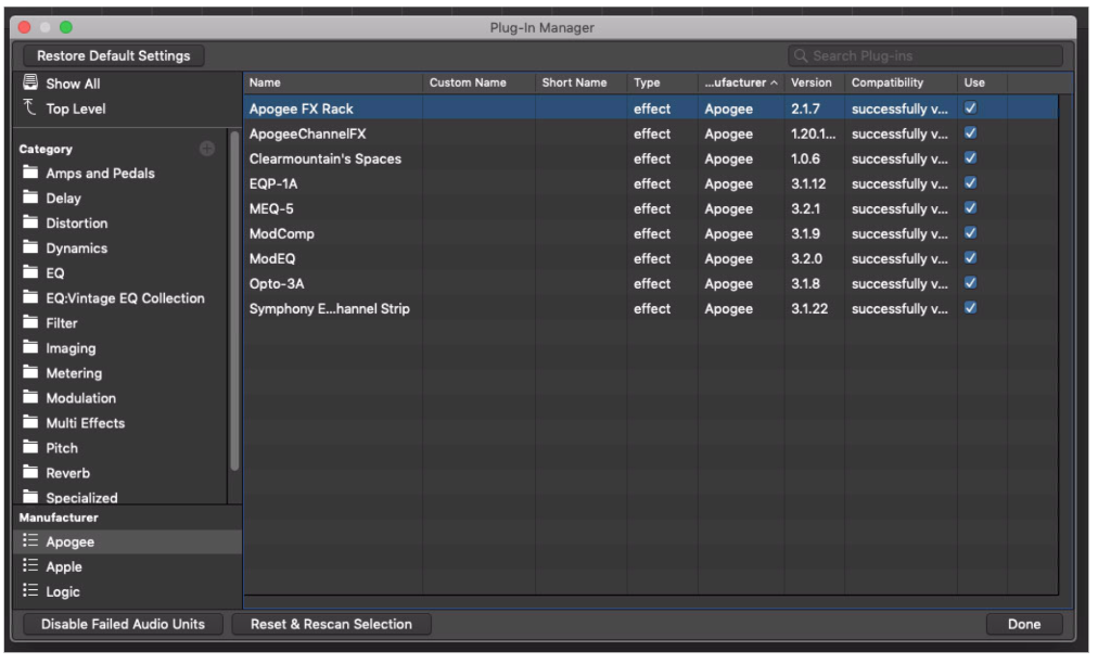How do install the 'FX Rack' plugin?